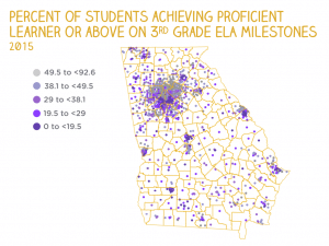 Third-Grade Milestones ELA Proficient & Above - Get Georgia Reading