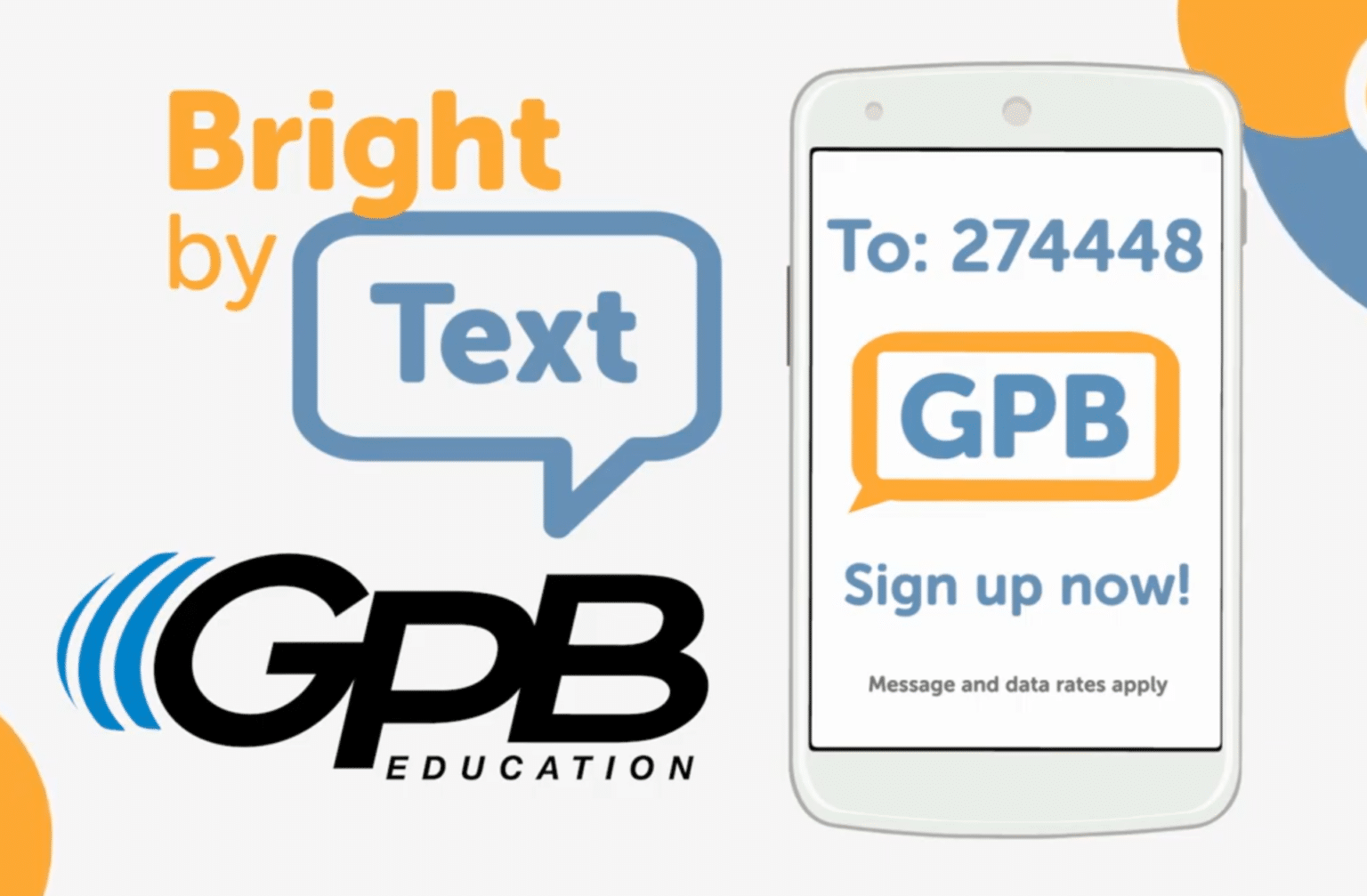 GPB Continues Partnership With Bright By Text To Provide Free Childhood ...