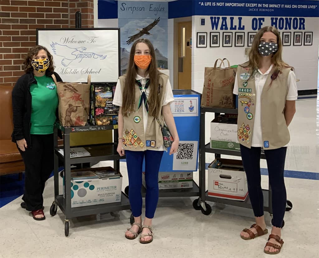 Cobb Collaborative and Local Girl Scout Troop Think Outside the Box to Collect and Distribute ...